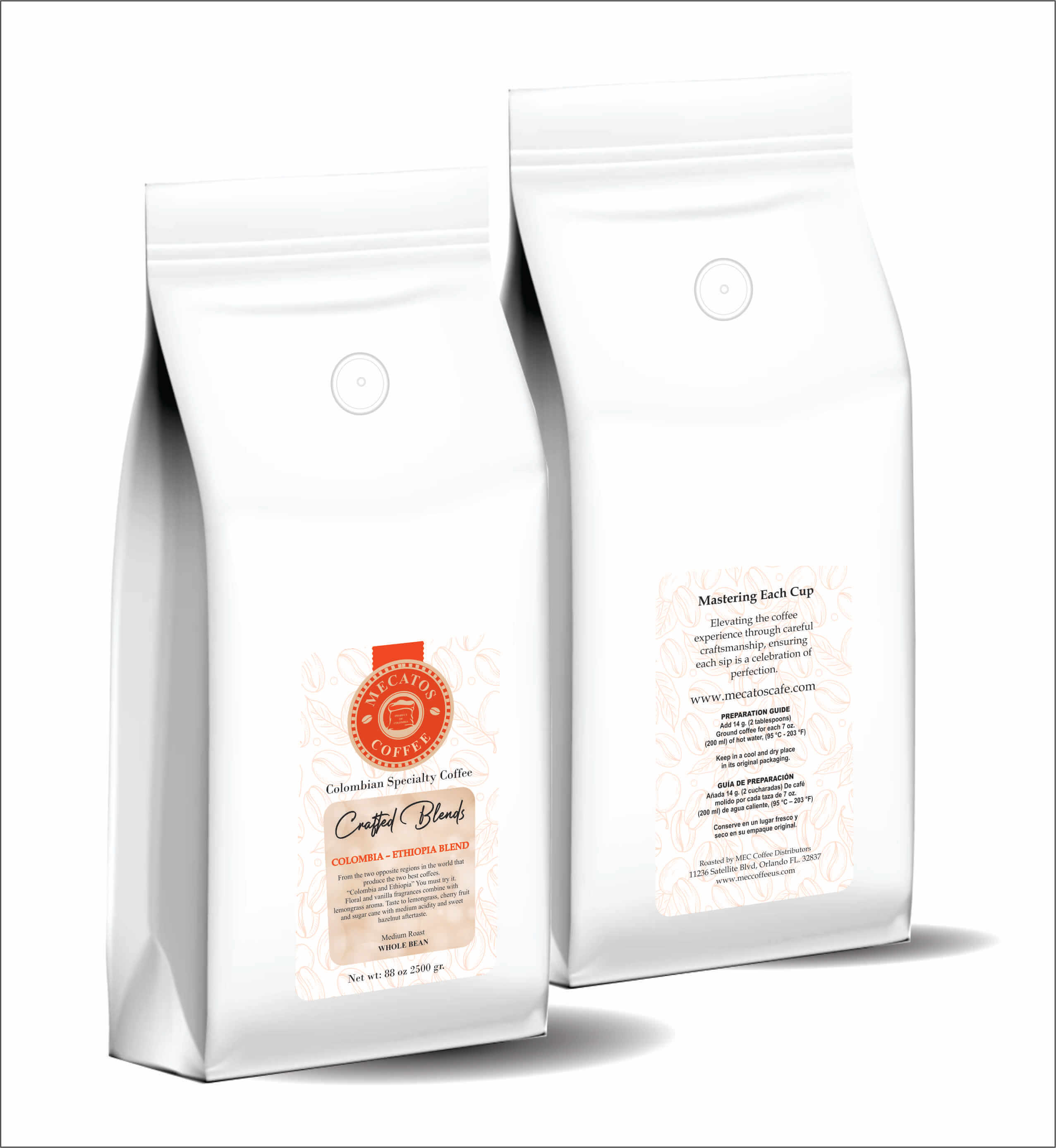 Roasted Coffee – Decaffeinated Colombian Coffee – Mec Coffee